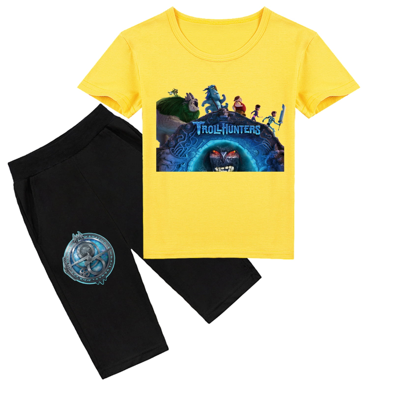 Boys & Girls' Trollhunters Crew Neck Cotton Short Sleeve T-shirt and ...