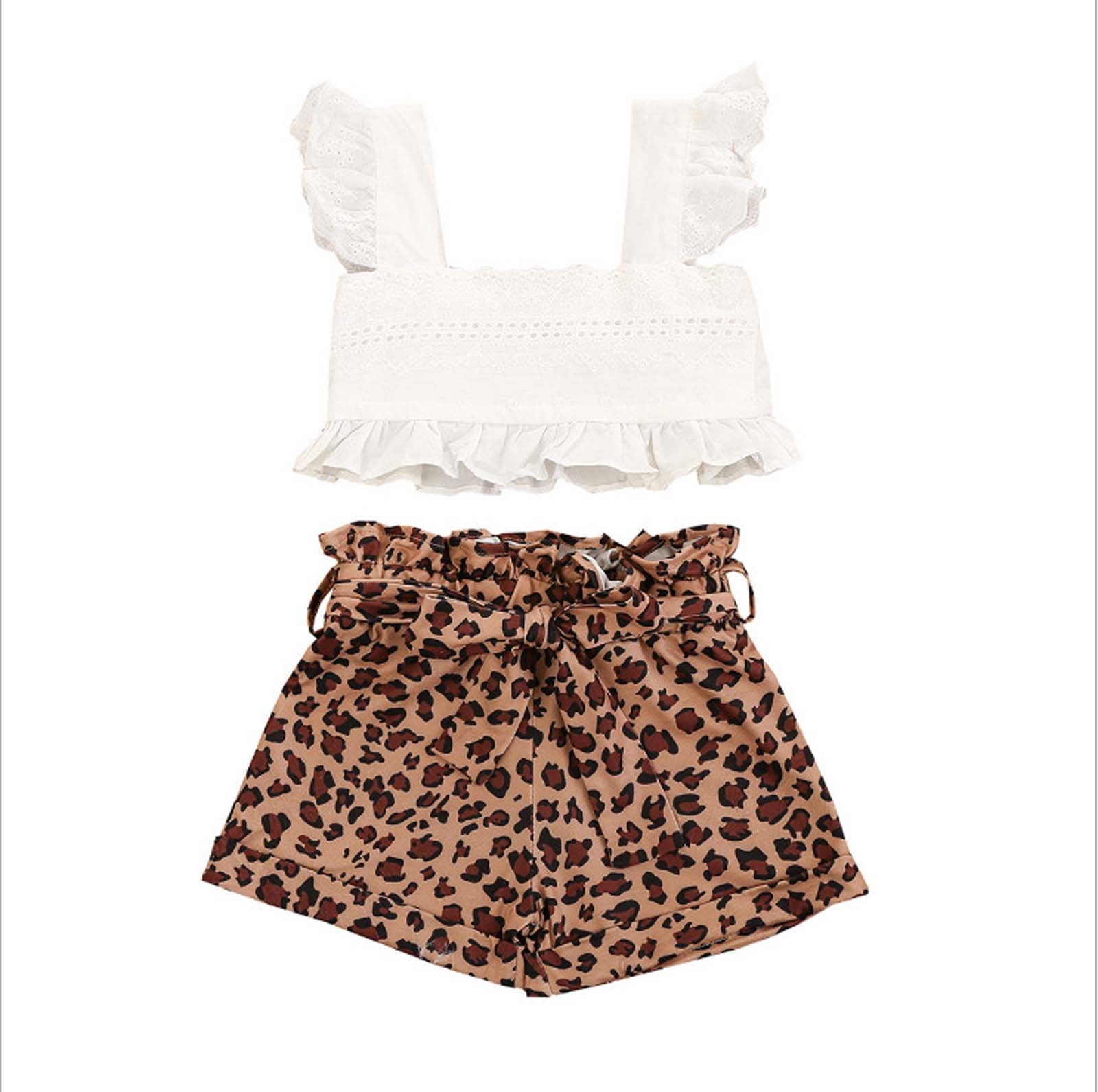 Boys Girls Two Piece Outfits Todder Girls Clothes Set Summer Flying ...