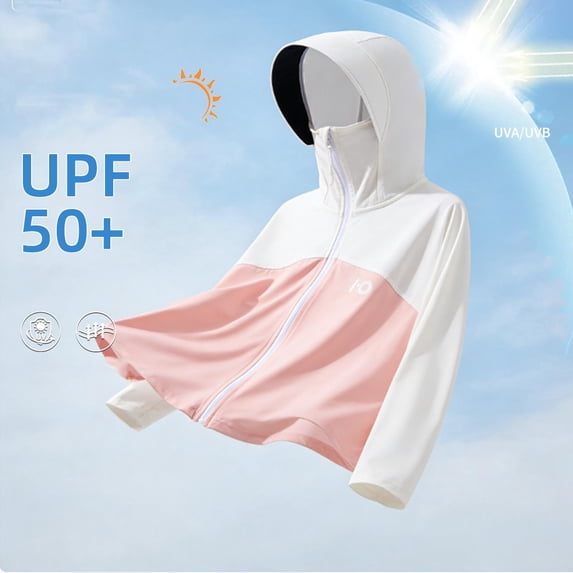 YSUEJPF Boys Girls UPF 50+ Sun Protection UV Shirts Full Zip Hooded ...