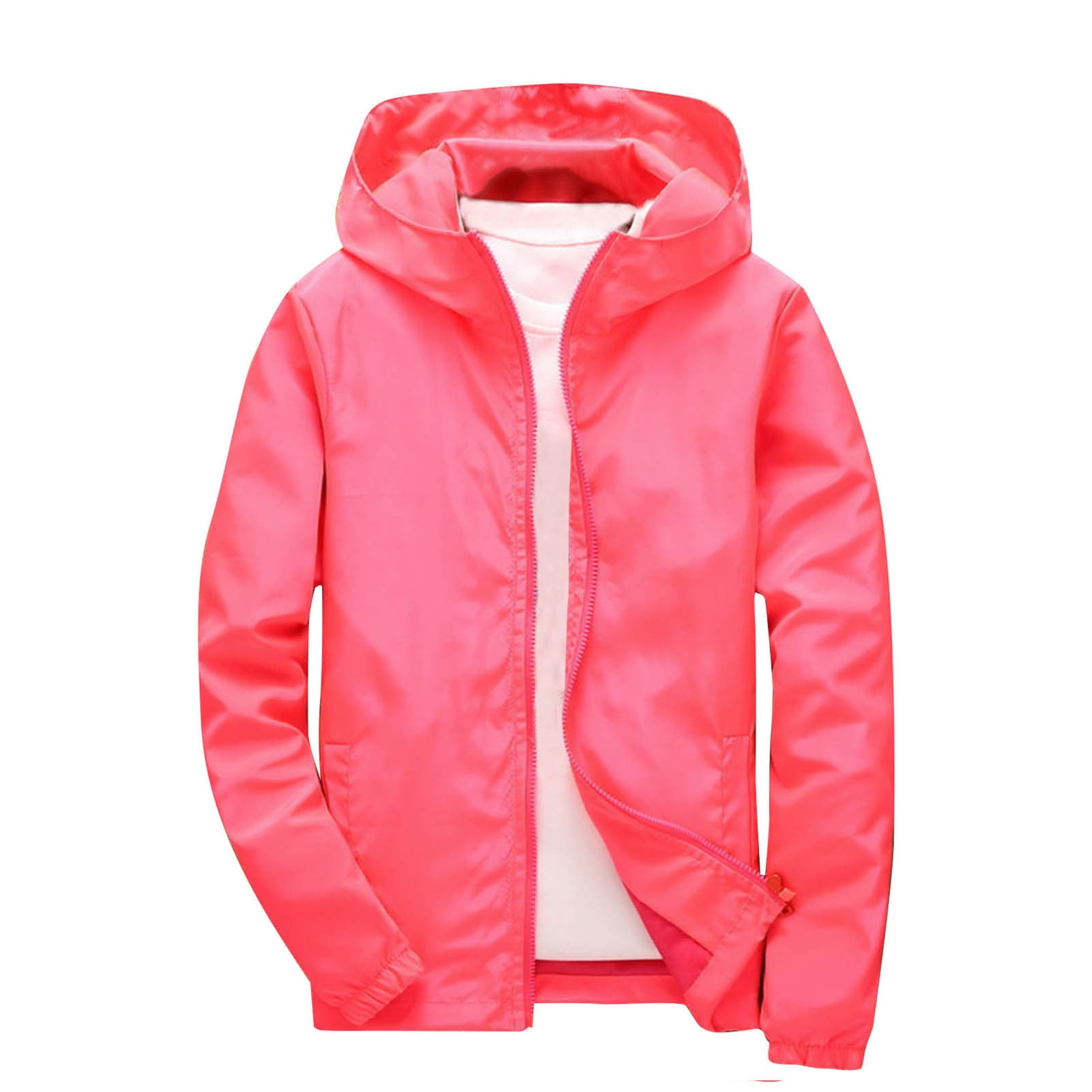 Boys Girls Uniform Windbreaker Jacket Waterproof Lightweight Rain ...