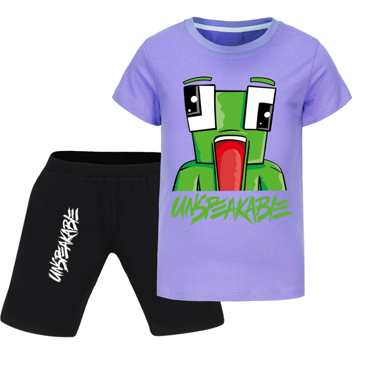 Boys Girls Unspeakables Anime Cartoon Graphics Printed Casual T-Shirts ...