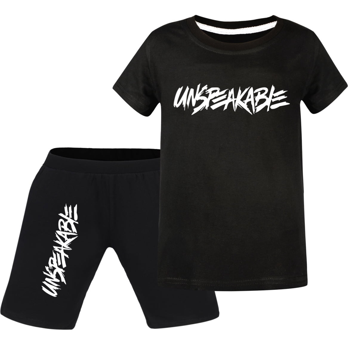 Boys Girls Unspeakables Anime Cartoon Letter Graphics Printed T-Shirts ...