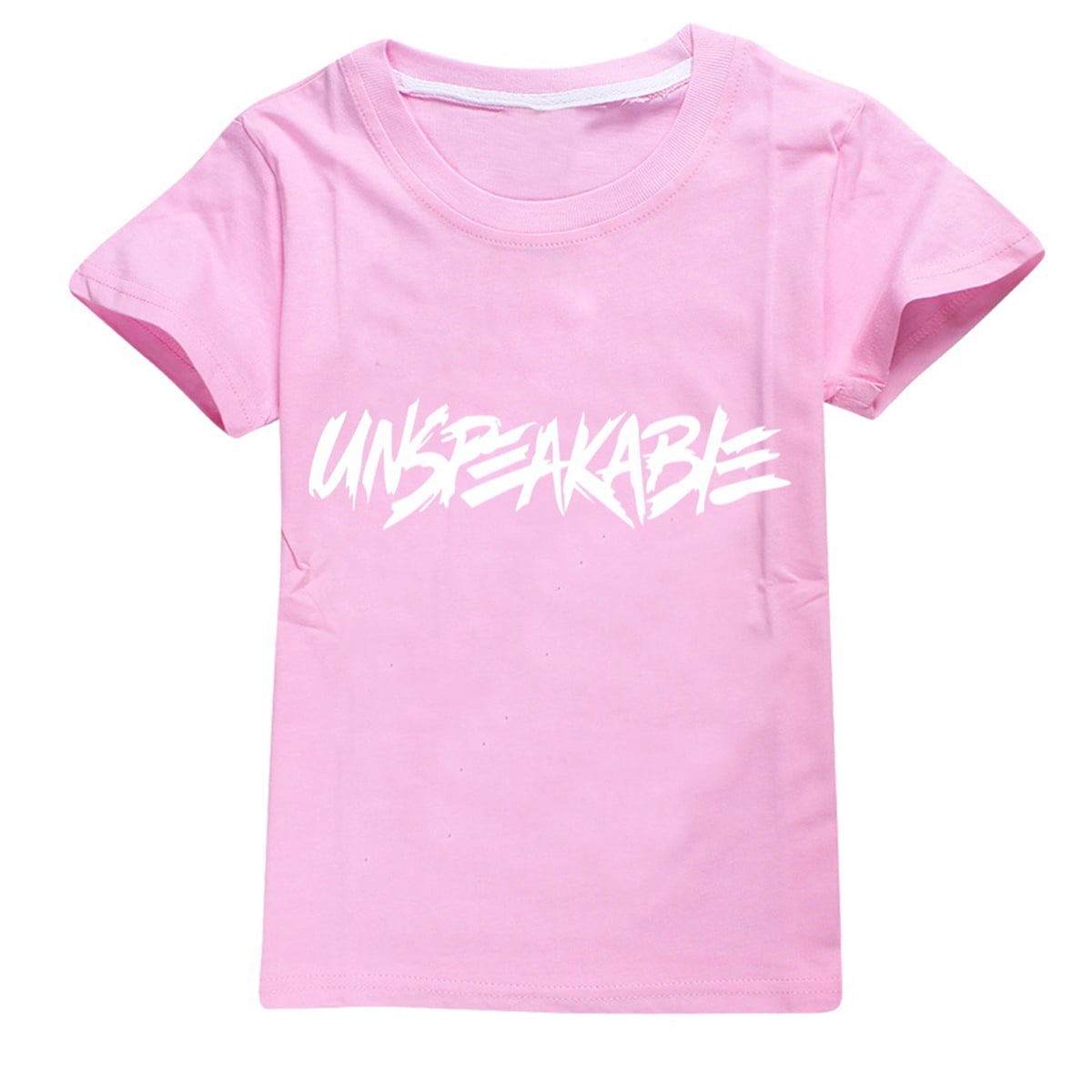Boys Girls Unspeakables Cartoon Letter Graphics Printed Casual T-Shirts ...