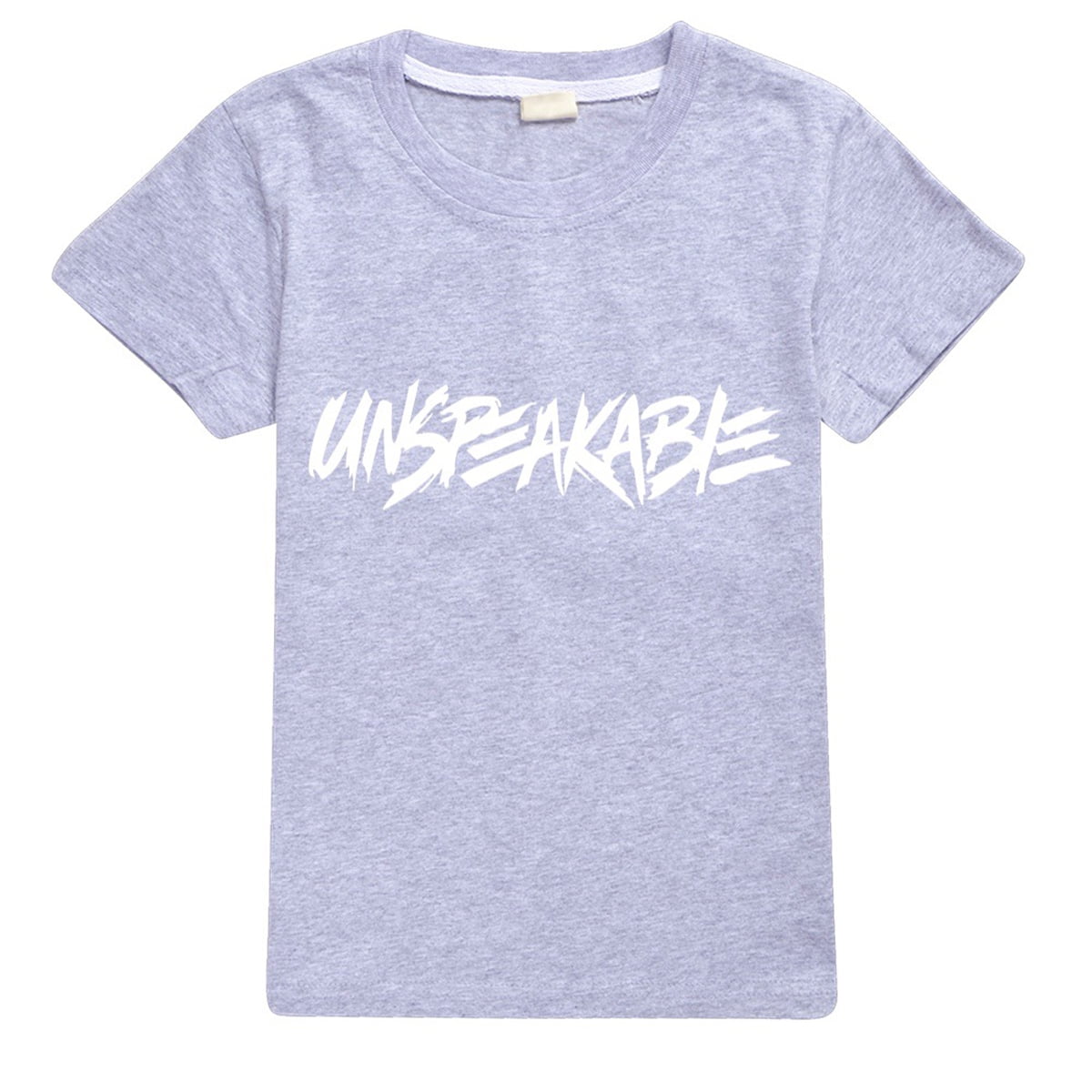Boys Girls Unspeakables Cartoon Letter Graphics Printed Casual T-Shirts ...