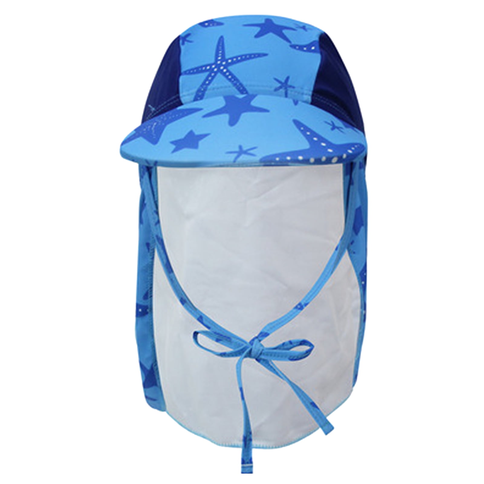 Boys & Girls Wide Brim Beach Hat with Neck Protection for Summer ...