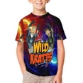 Boys Girls Wild Animal Kra-,tt2 T-Shirt Crewneck Short Sleeve Tee Shirt ...