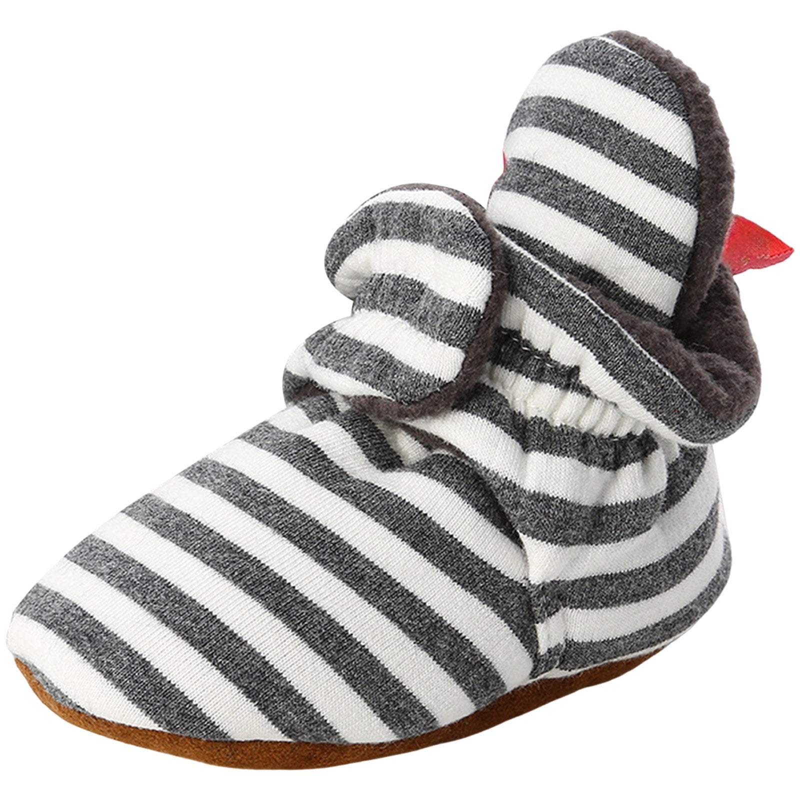 Boys Girls Winter Ankle Boots Warm Cozy Baby Slippers Stay On Sock ...