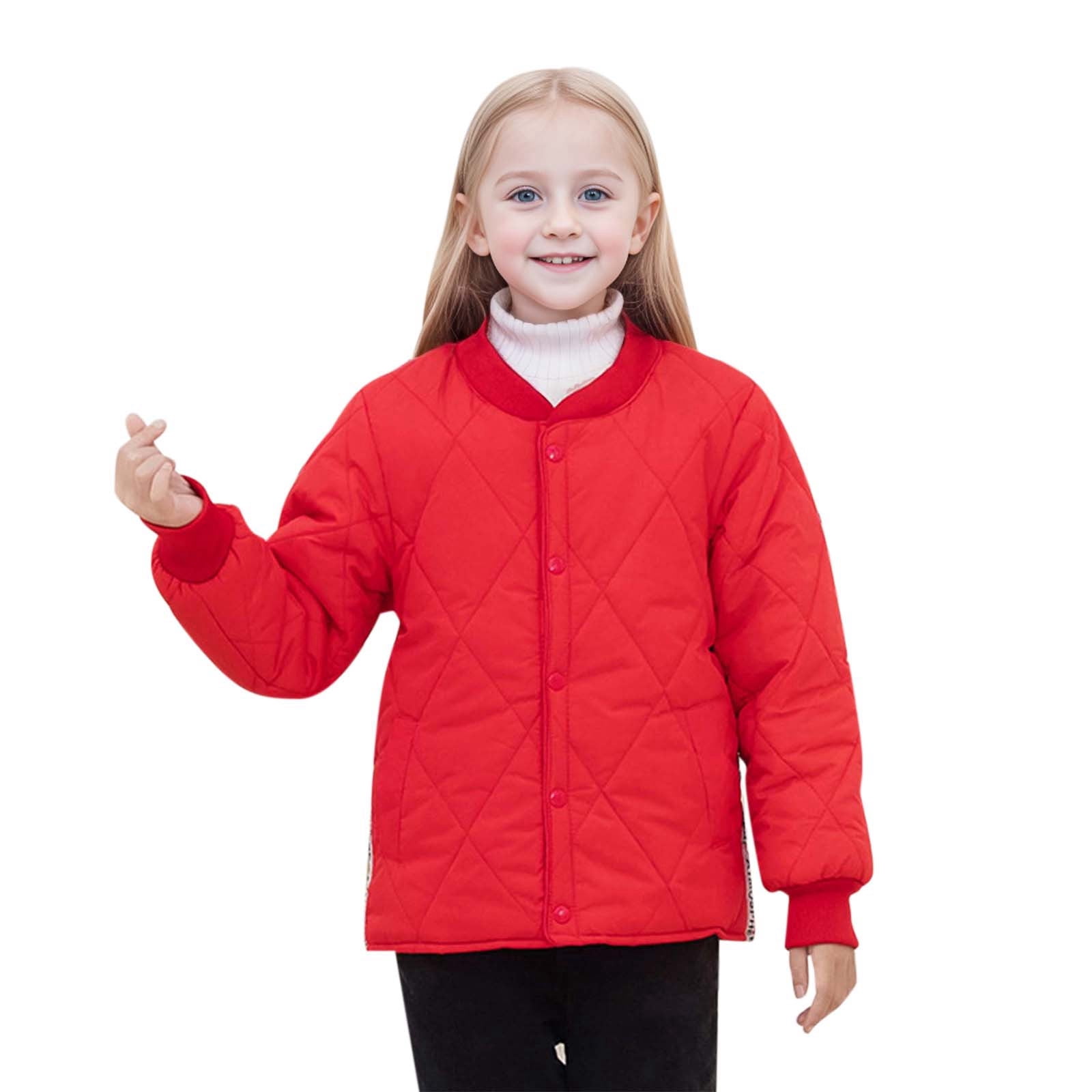 Boys Girls Winter Coats Hooded Parka Coat Casual Puffer Snow Jacket ...