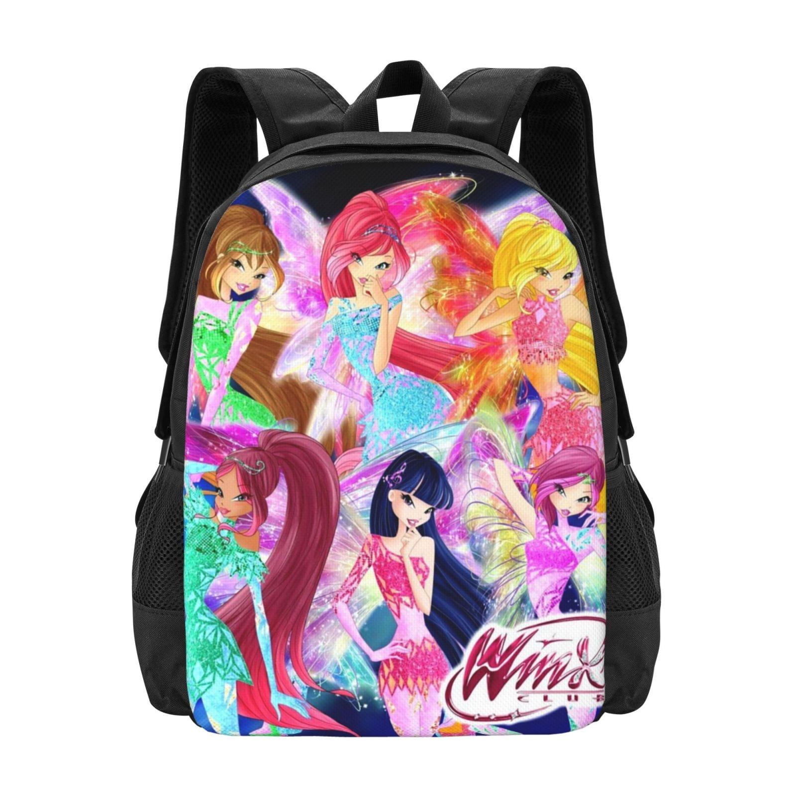 Winx Club Backpacks Bookbag Casual Daypack Backpacks for Travel Work ...