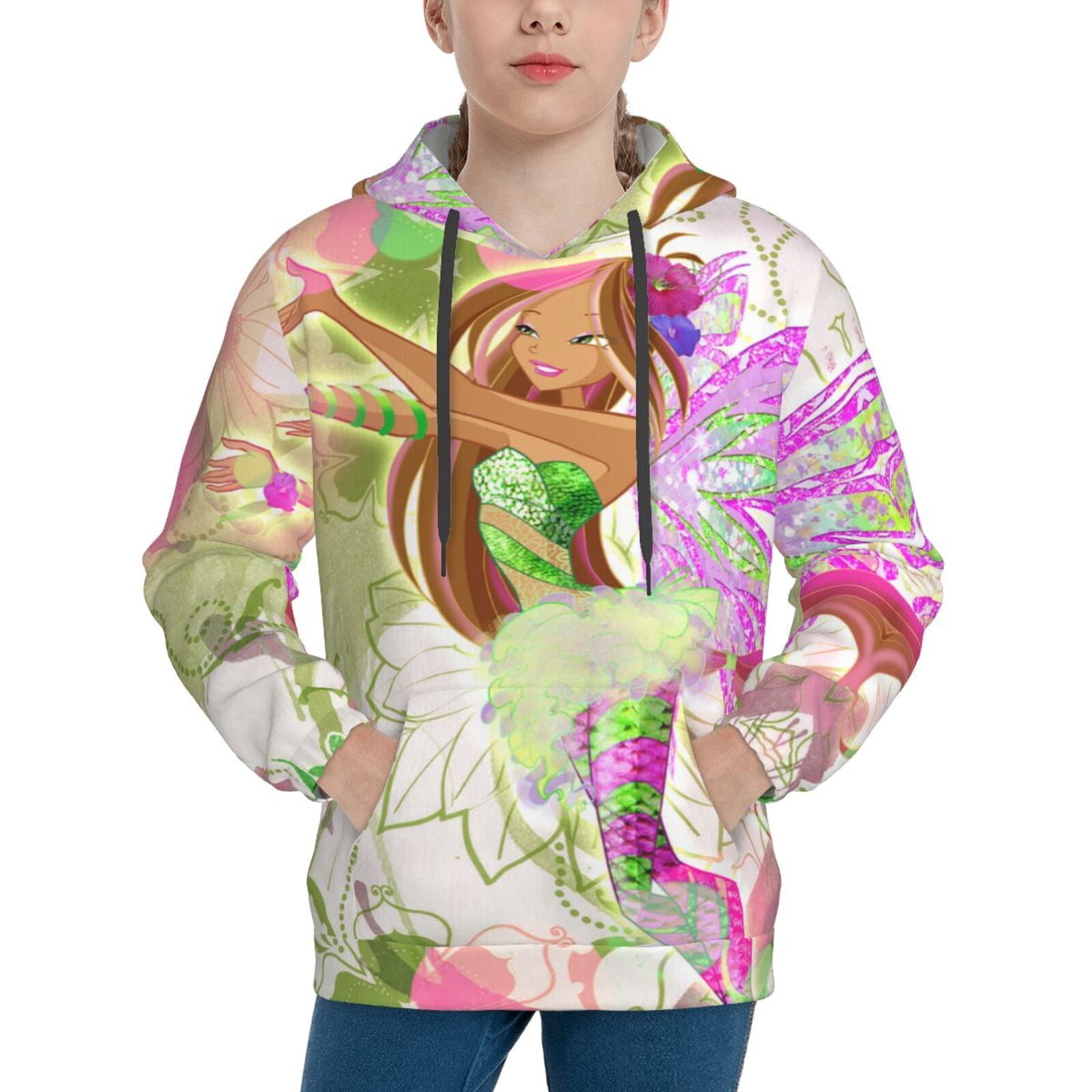 Boys Girls Winx Club Hoodie 3D Print Pullover Hooded Long Sleeve ...