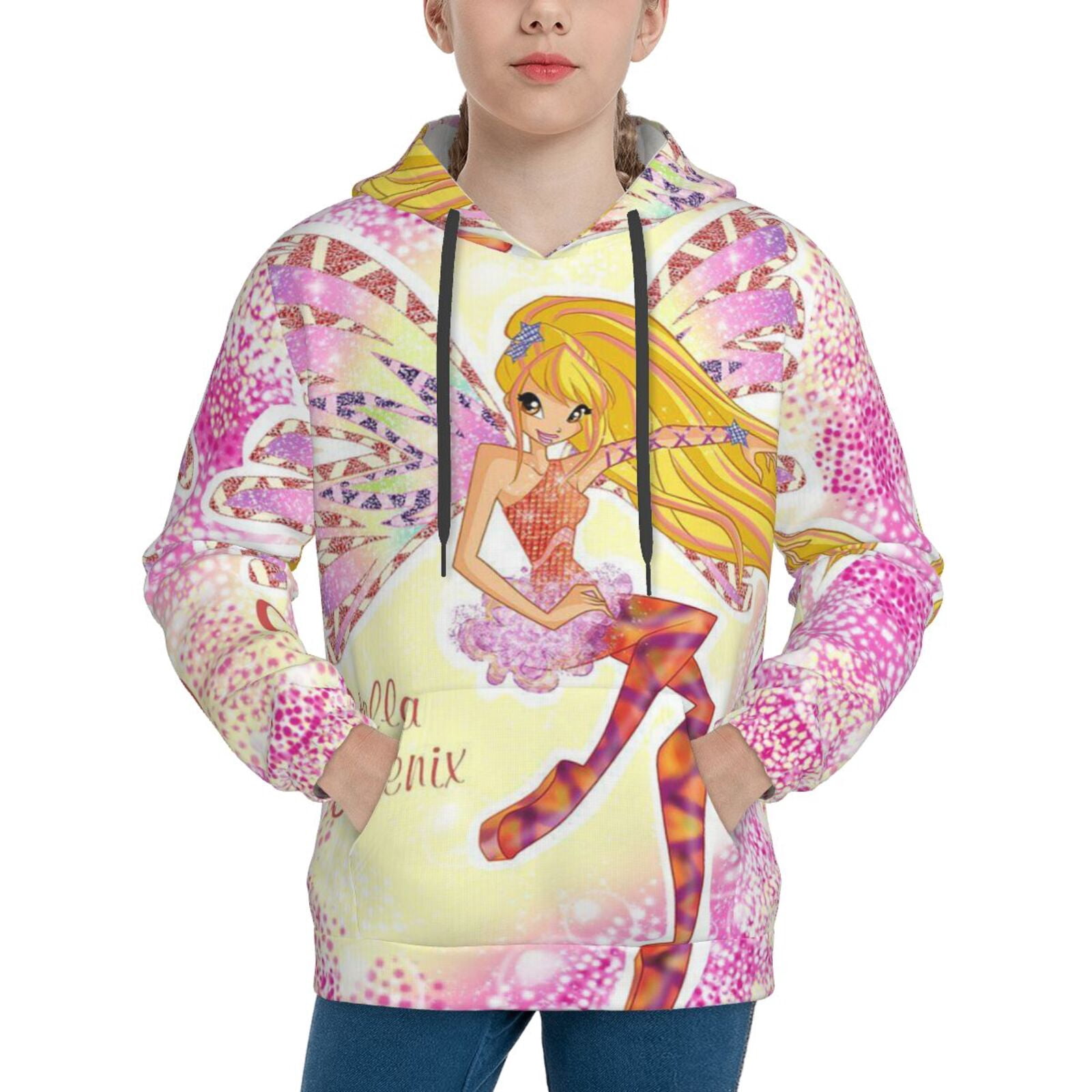 Boys Girls Winx Club Hoodie 3D Print Pullover Hooded Long Sleeve ...