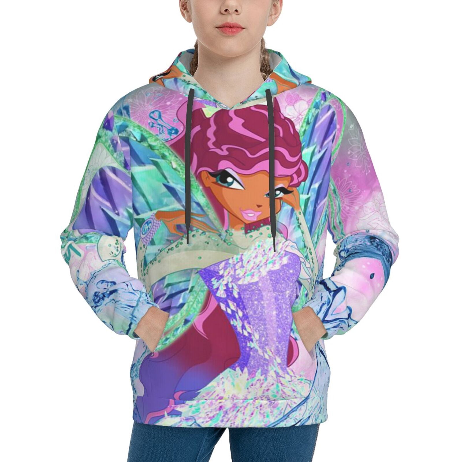 Boys Girls Winx Club Hoodie 3D Print Pullover Hooded Long Sleeve ...