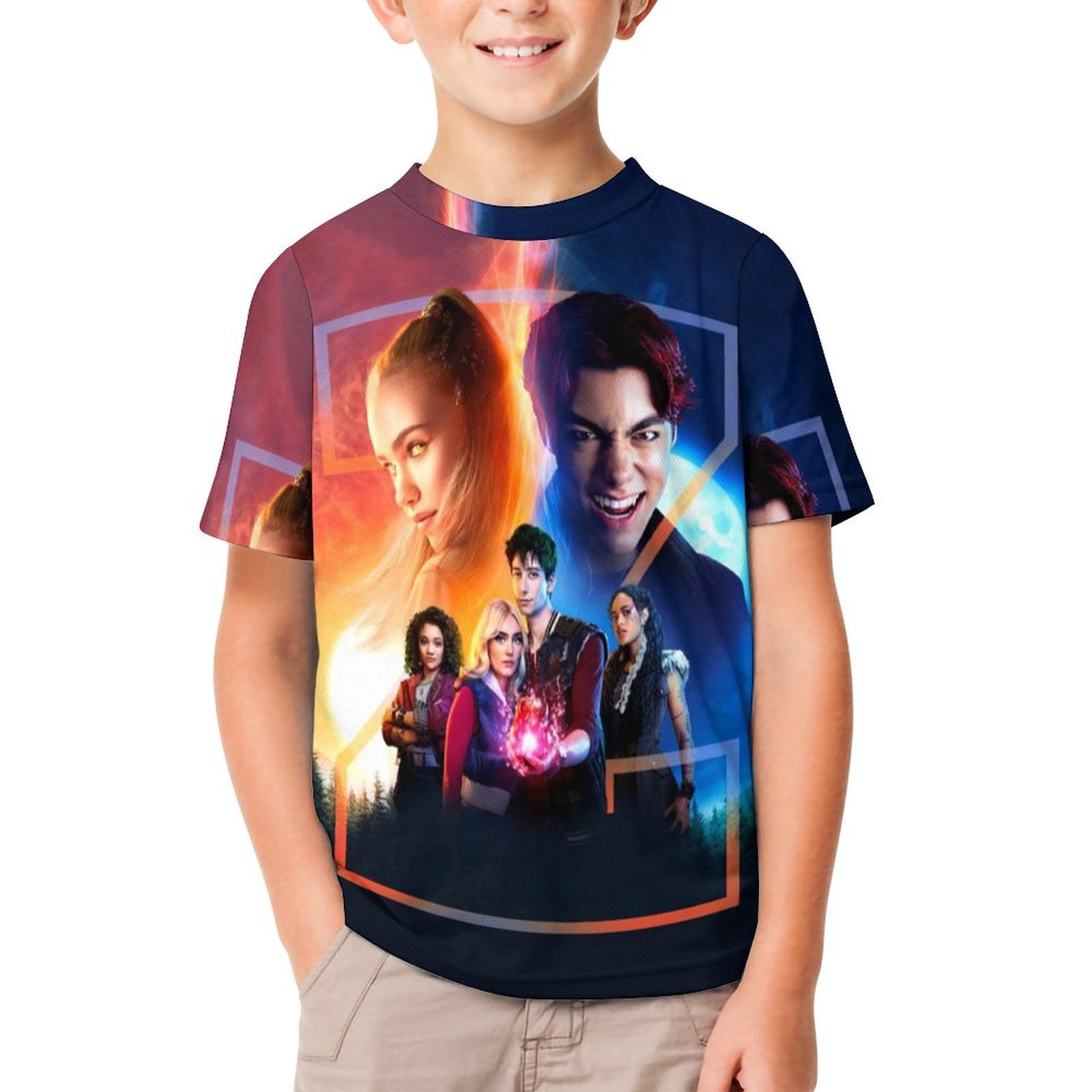 Boys Girls Zombie Character T-Shirt Crewneck Short Sleeve Tee Shirt ...