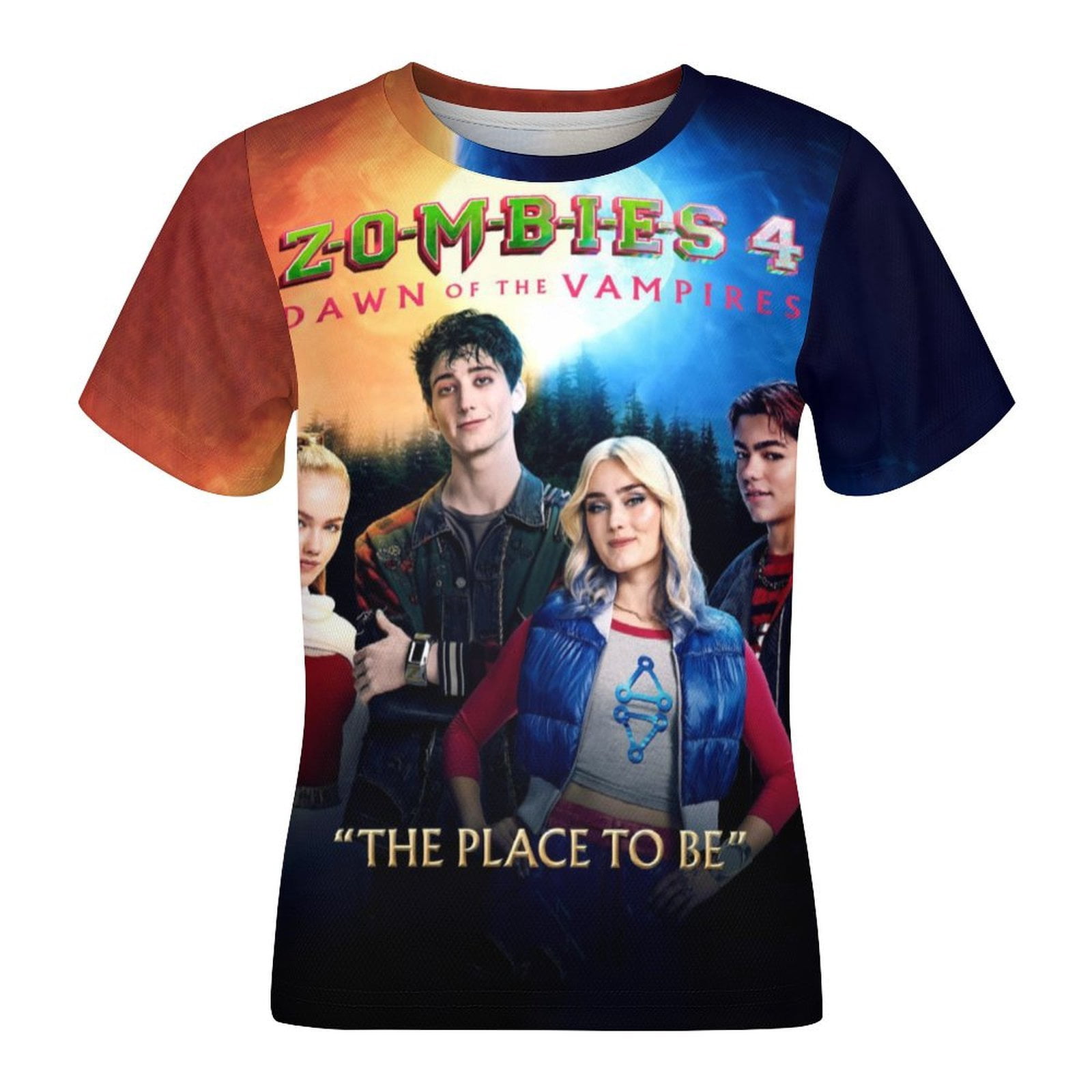 Boys Girls Zombio Character T-Shirt Crewneck Short Sleeve Tee Shirt ...