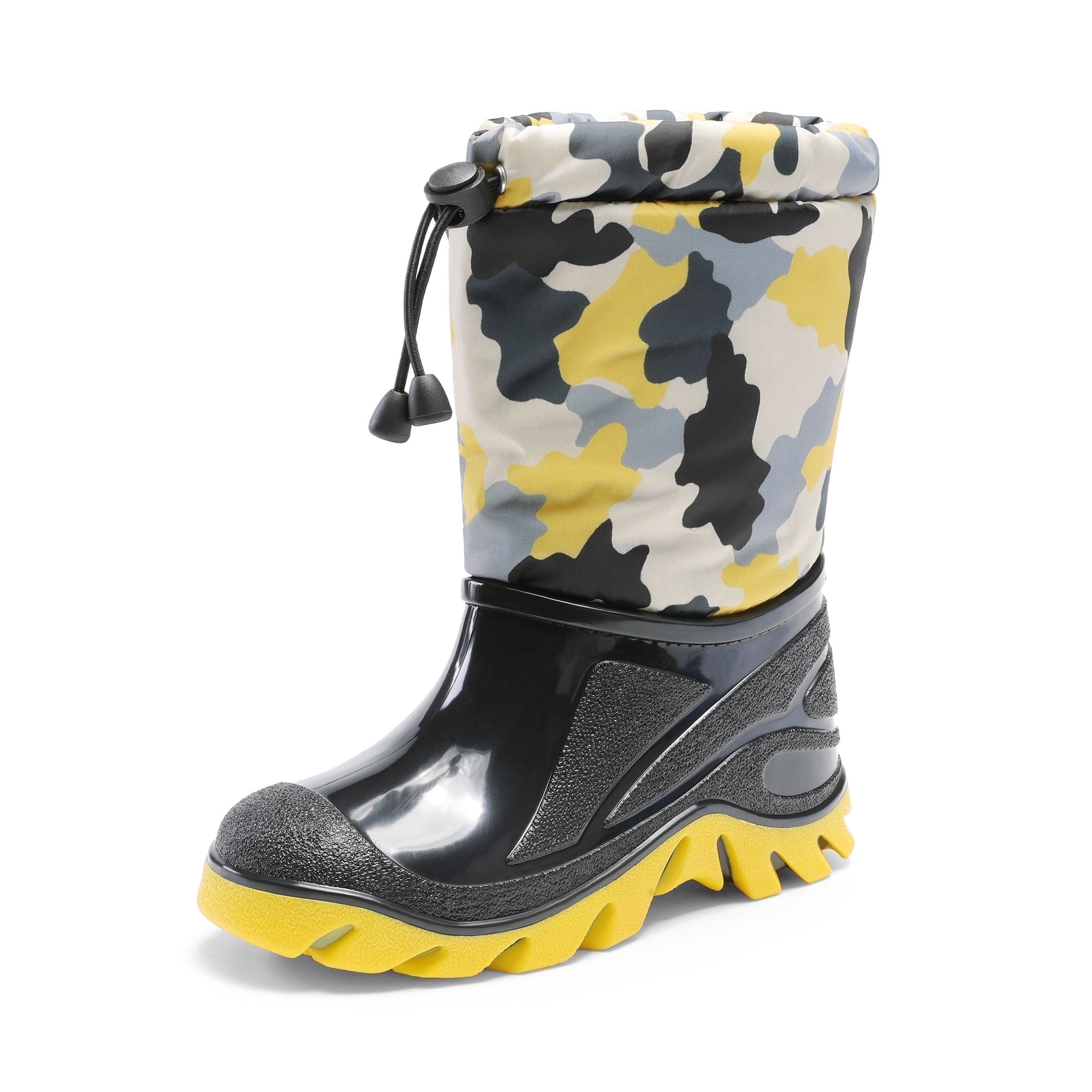 Dream Pairs Boys Girls Waterproof Slip Resistant Snow Boots Mid-Calf ...