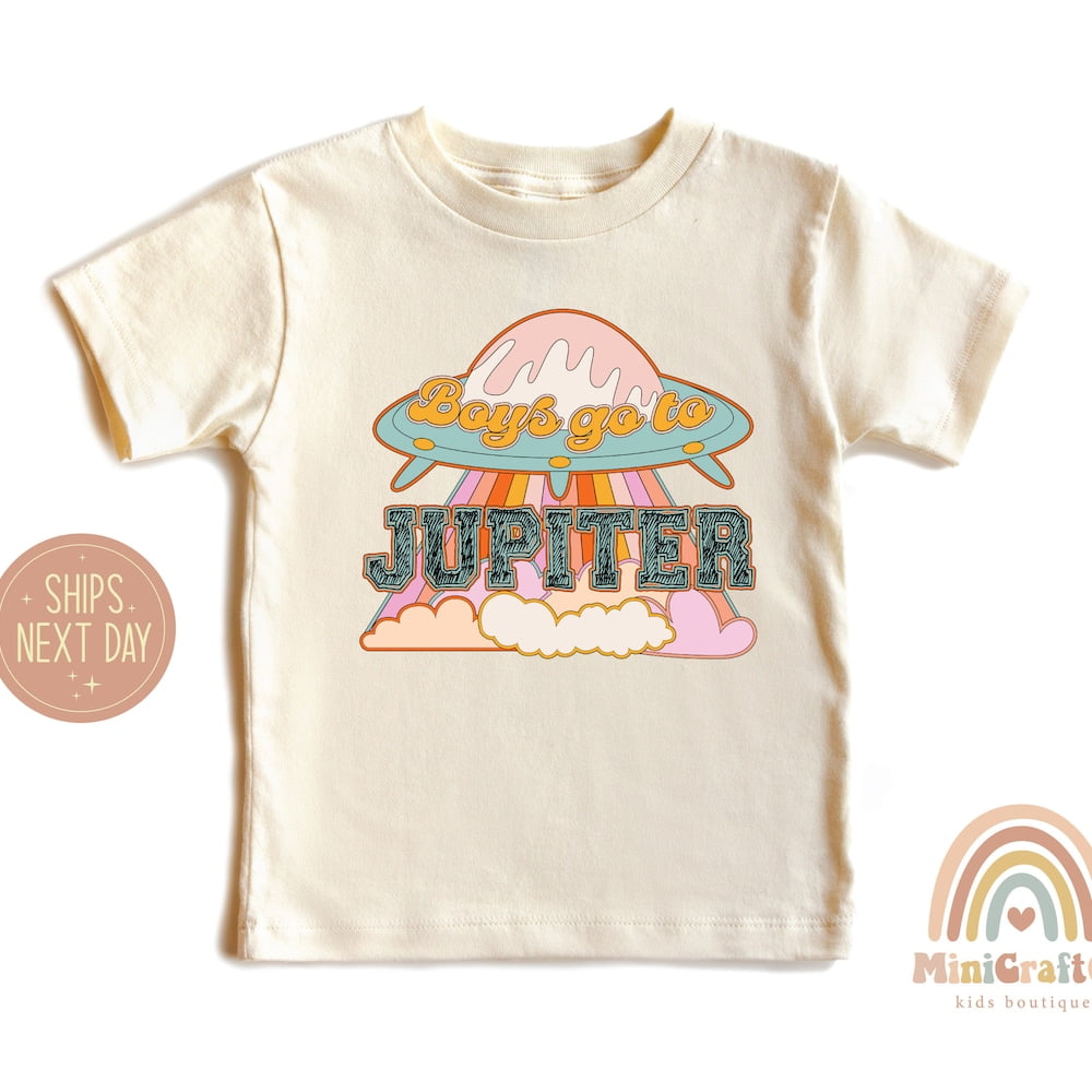 Boys Go To Jupiter Shirt, Space Kids Shirt, Ufo Toddler Shirt, Kids ...