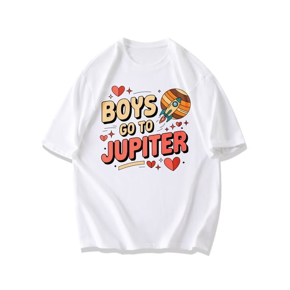 Boys Go To Jupiter T Shirt Black Space Rocket And Planet Print For ...