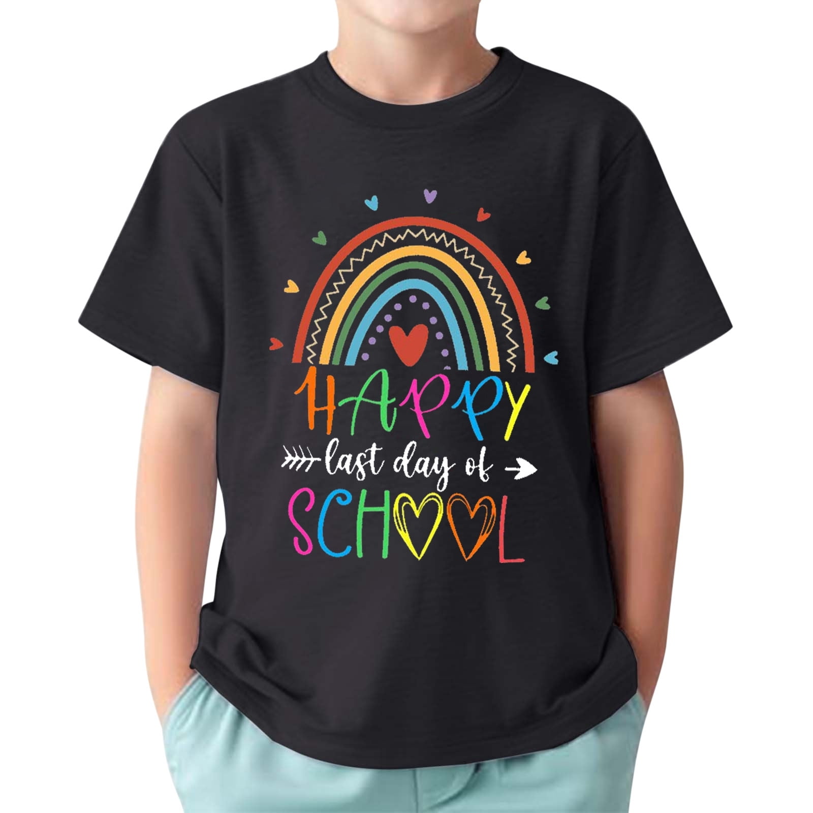Boys Golf Polo Shirts School Happy Funny End of School Year Graduation ...