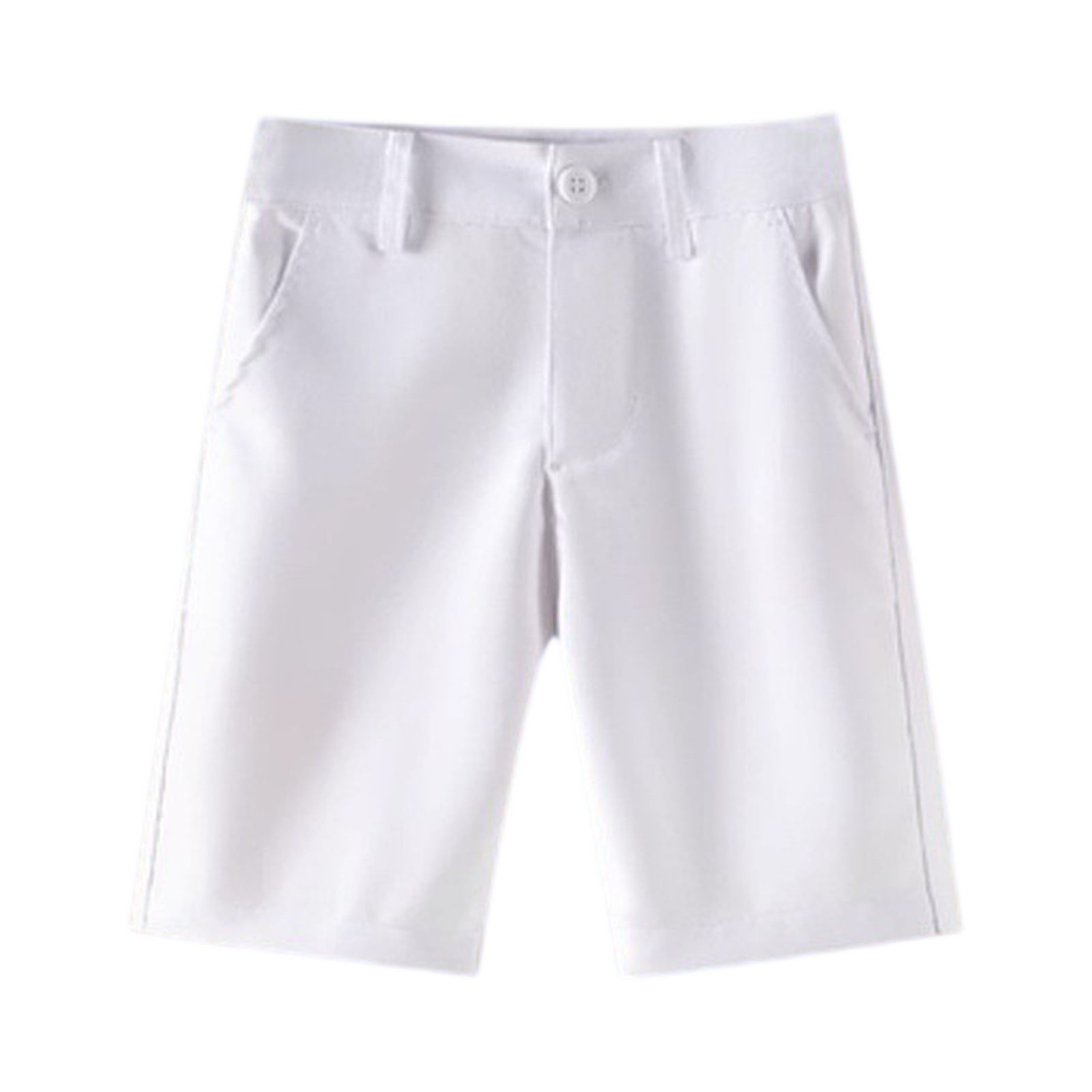 Boys' Golf & School Uniform Shorts - Beige, Regular Rise, Modern Style ...