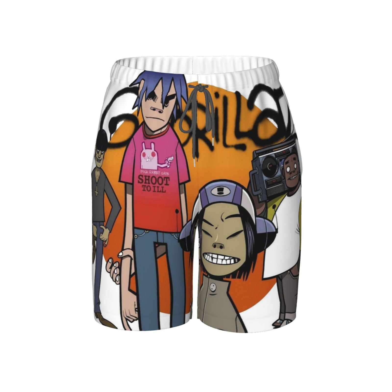 Boys Gorill-,A2 Swim Trunks With Mesh Liner Kids Cartoon Quick Dry Swim ...