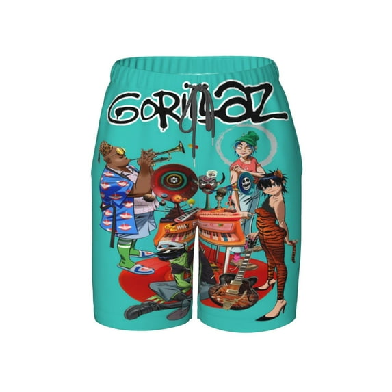 Boys Gorill-,A2 Swim Trunks With Mesh Liner Kids Cartoon Quick Dry Swim ...