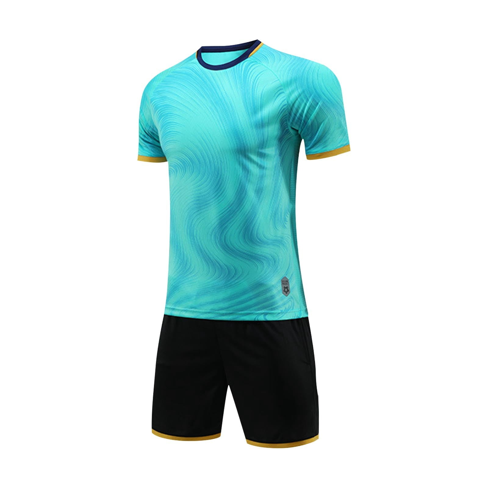 Boys Gradient Sports Set for 4-13 Years, Short Sleeve Round Neck Top ...