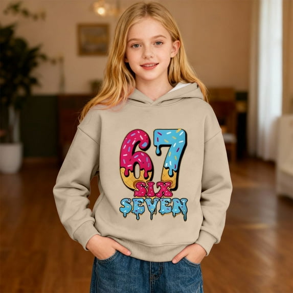 Boys Graphic Hooded Sweatshirt, Long Sleeve Pullover Casual Jacket ...