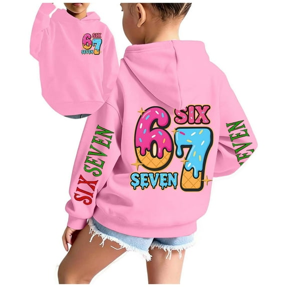 Boys Graphic Print Hooded Sweatshirt Casual Pullover with Long Sleeves ...