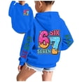 Boys Graphic Print Hooded Sweatshirt Casual Pullover with Long Sleeves ...