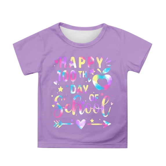 Boys Graphic Short Sleeve T Shirt For Back To School Season Casual ...