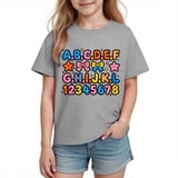 Boys Graphic T-Shirt for Kids & Big Kids, Graffiti Style Alphabet and ...
