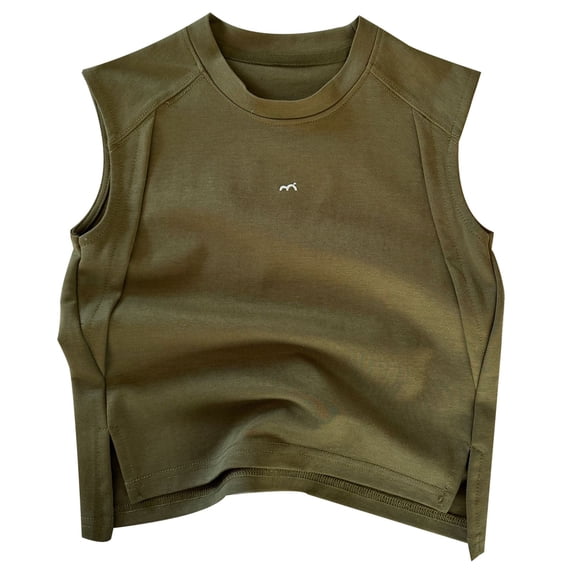 Boys Graphic Tees Crew Neck Solid Print Sleeveless T Shirt for Summer ...