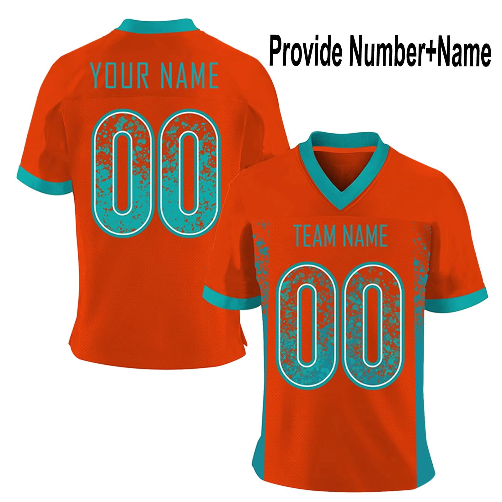 Boys Graphic Tees Kids Custom Name Number Digital Print Short Sleeve ...