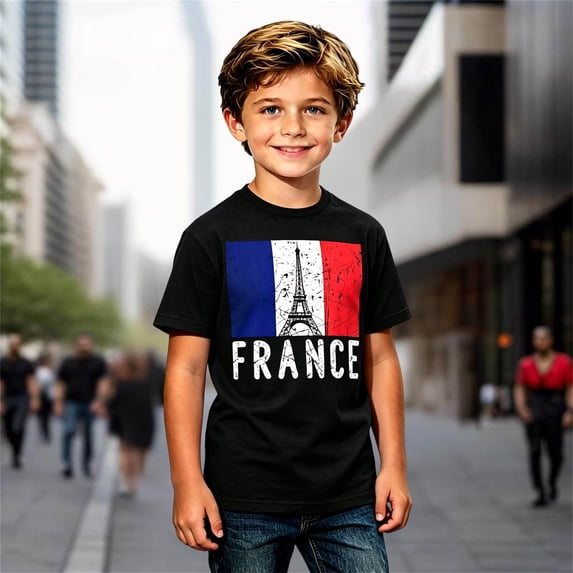 Boys Graphic Tees with Prints Comfortable Casual Shirts for Children ...