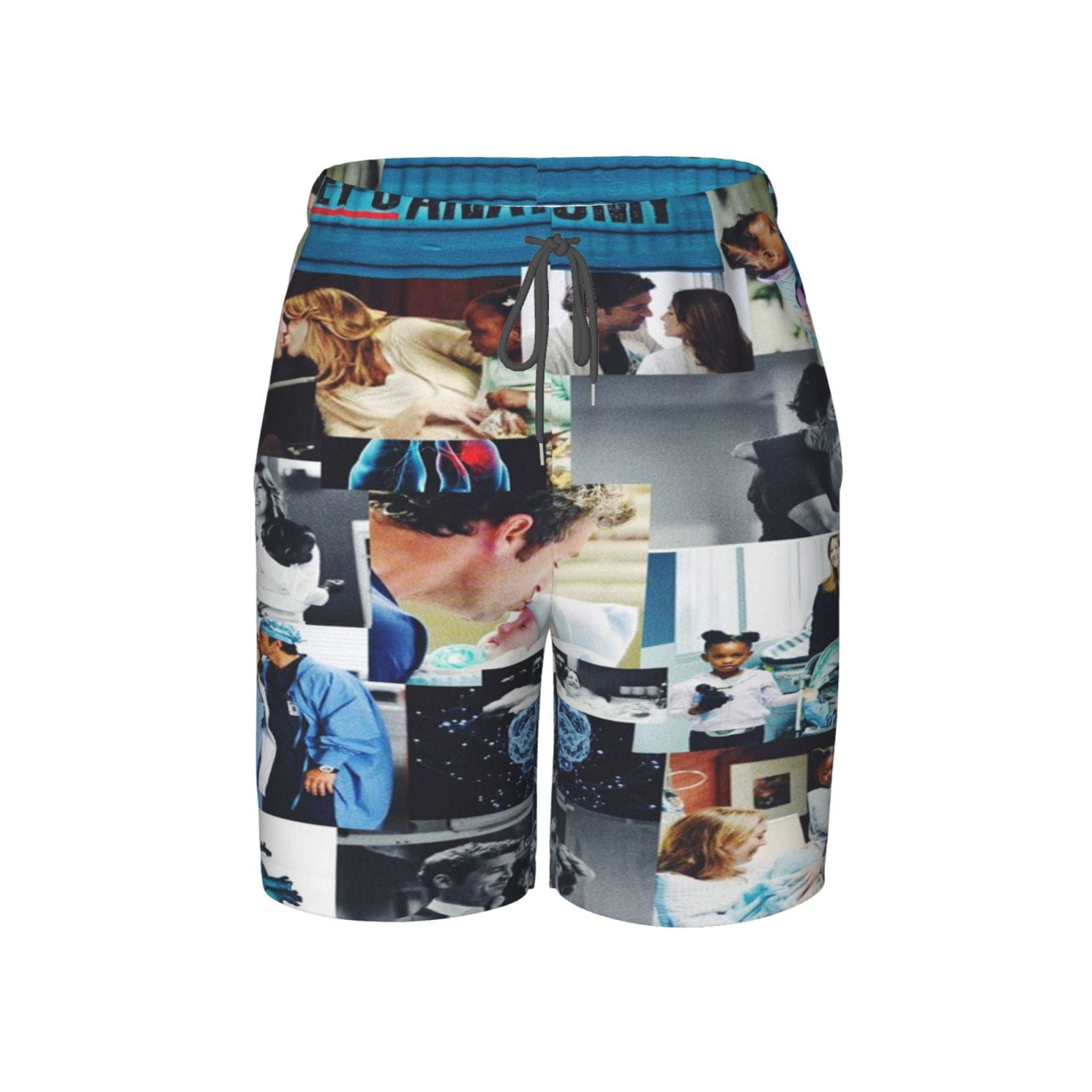 Boys Greys Anatomy Swim Trunks Mesh Liner Swim Shorts Quick Dry Bathing ...