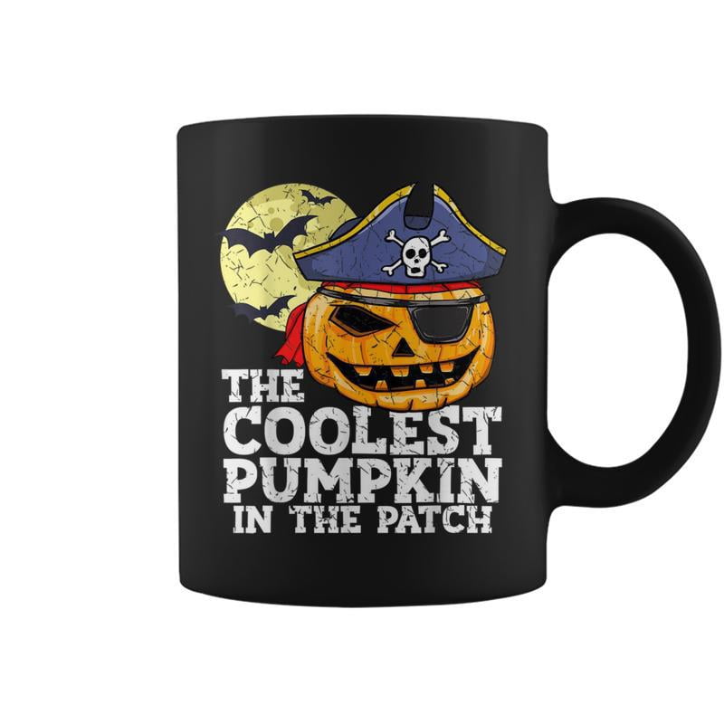 Boys Halloween Coolest Pumpkin In The Patch Pirate Pumpkin Coffee Mugs ...