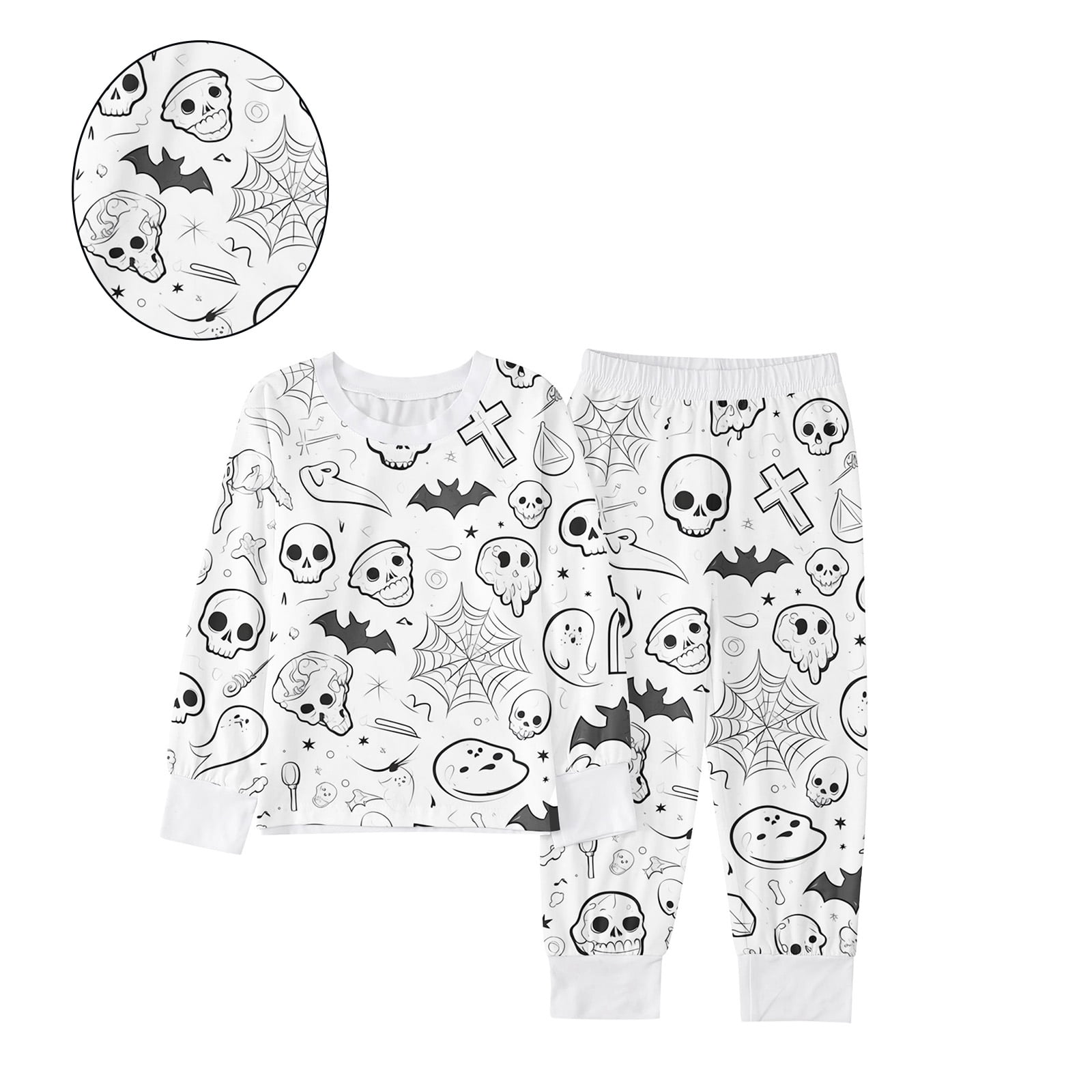 Boys Halloween Pjs Boys Colorable Pjs Boys Pumpkin Pajamas Crewneck ...