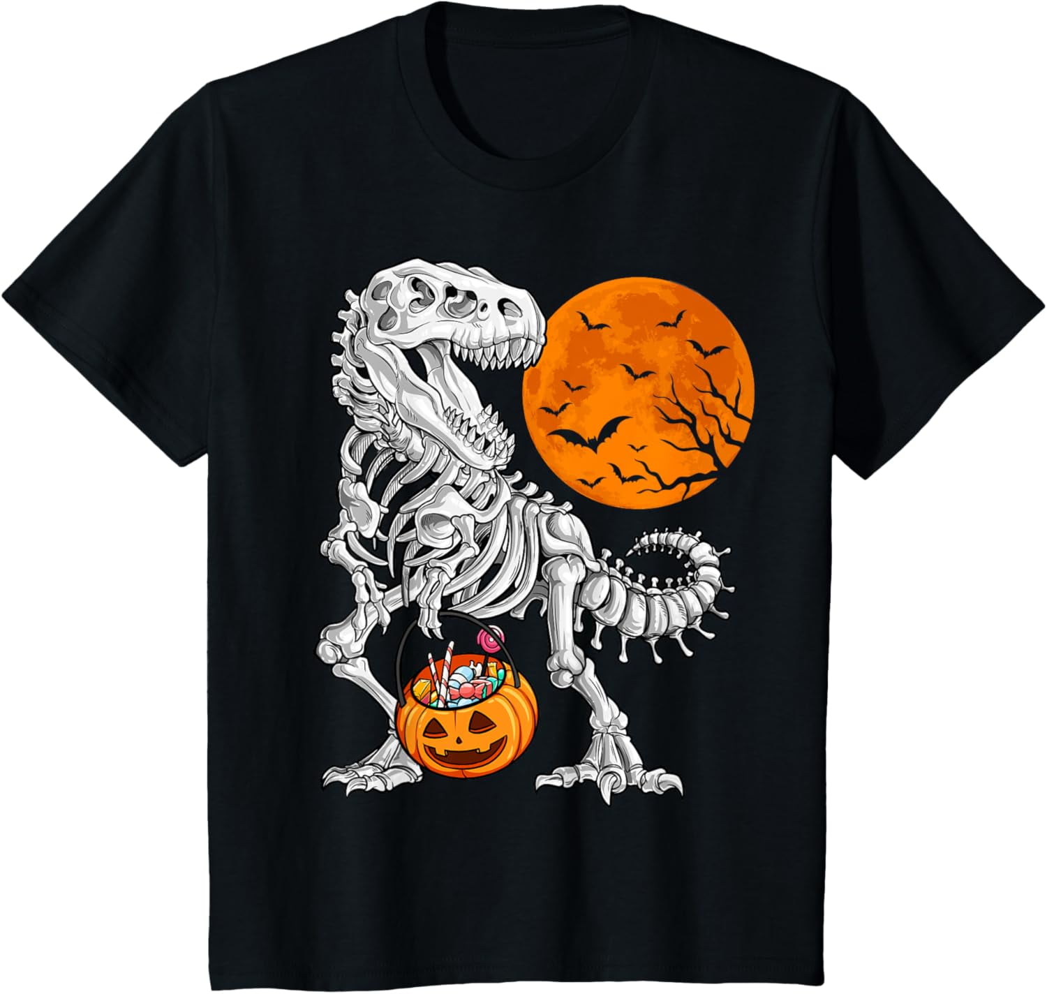 Boys’ Halloween T-Shirt – Funny Spooky Graphic Short Sleeve Tee ...