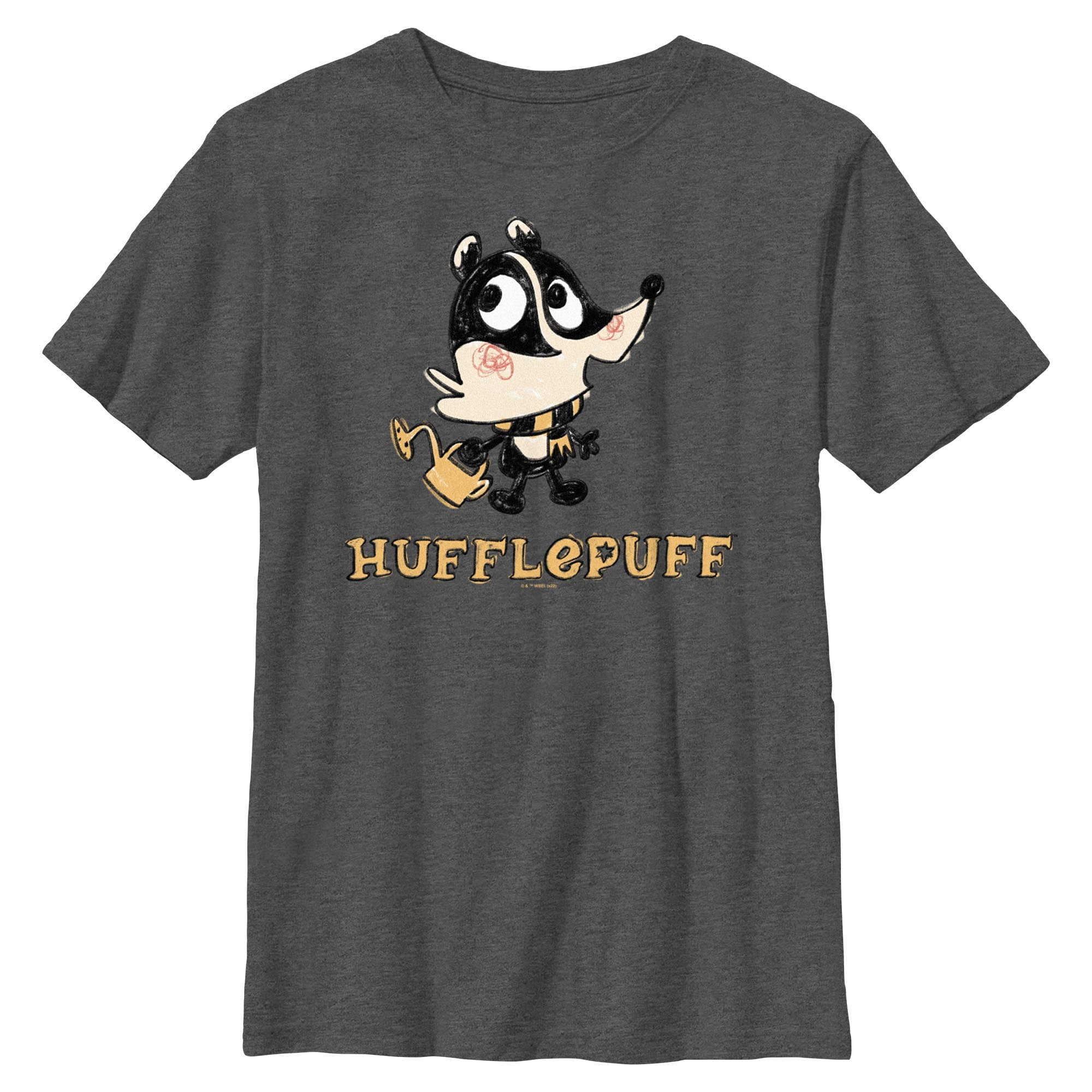 Boys Harry Potter Hufflepuff Badger Cartoon T Shirt - Walmart.com