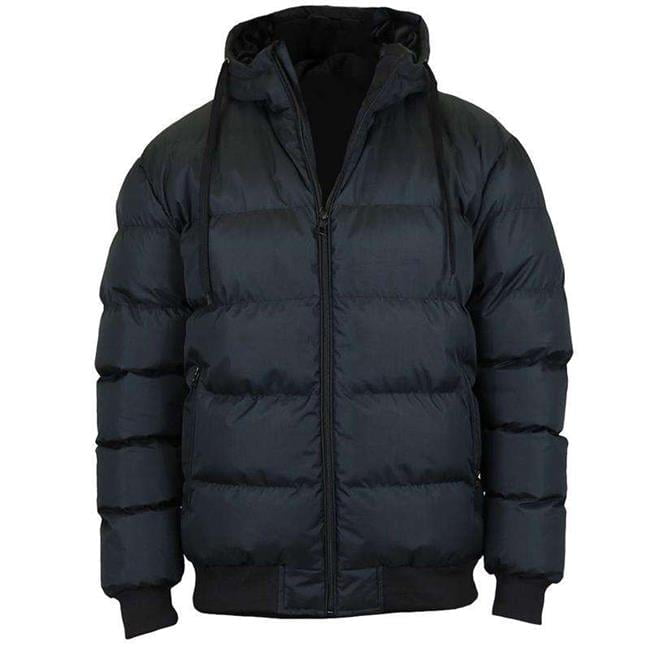 Boys Heavyweight Bubble Bomber Jackets, Black - Small & Extra Large ...
