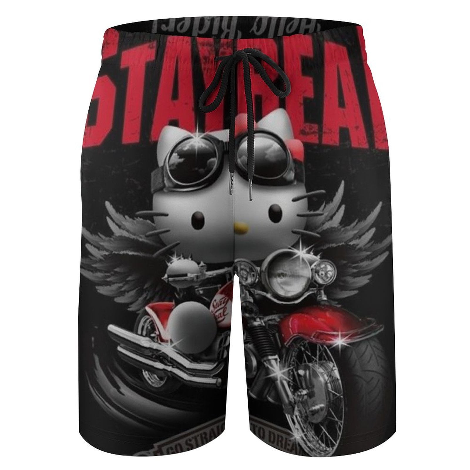 Boys Hello Kitty Swim Trunks Shorts Teen Swimming Shorts with Pocket ...