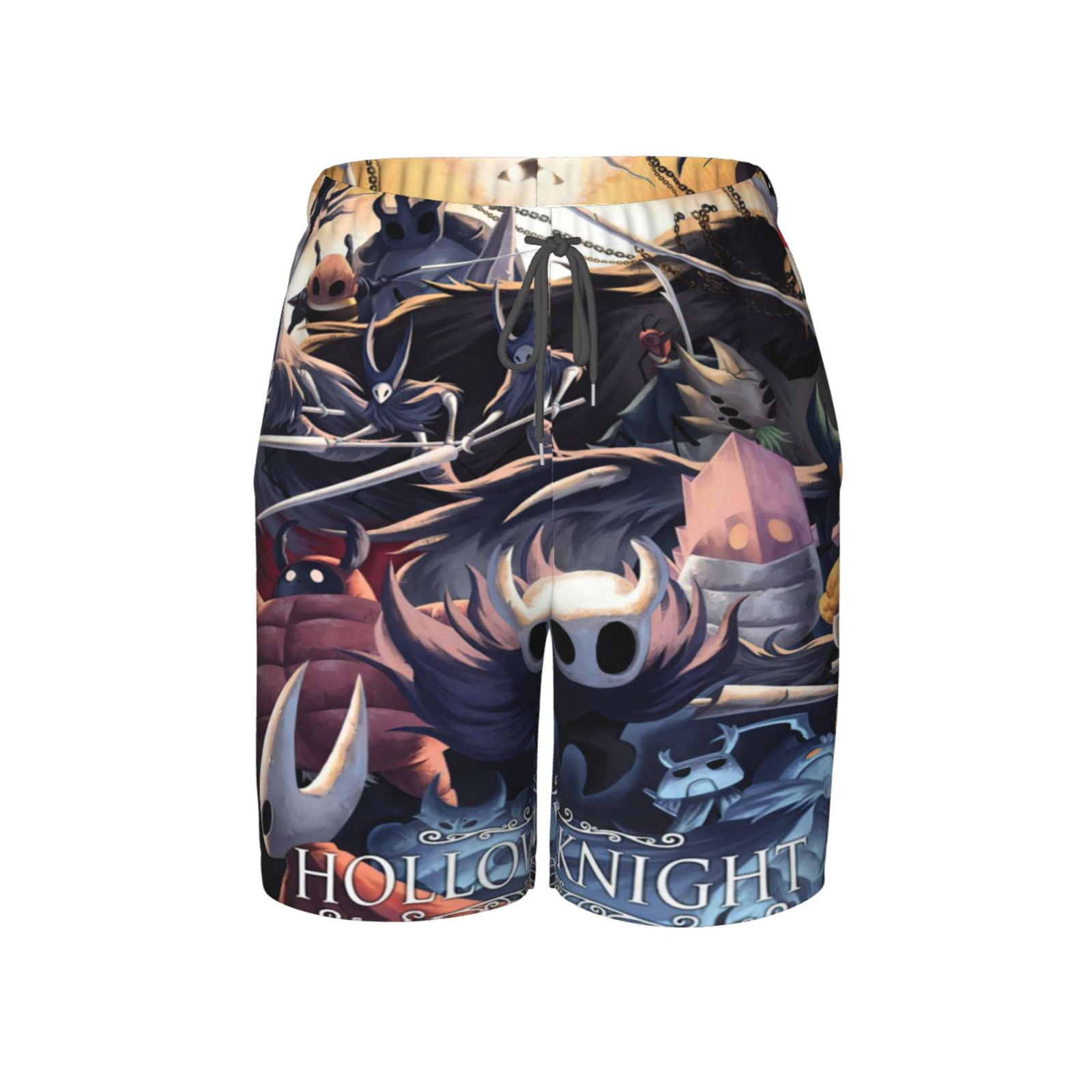 Boys Hollow Knight Swim Trunks With Mesh Liner Kids Cartoon Quick Dry ...