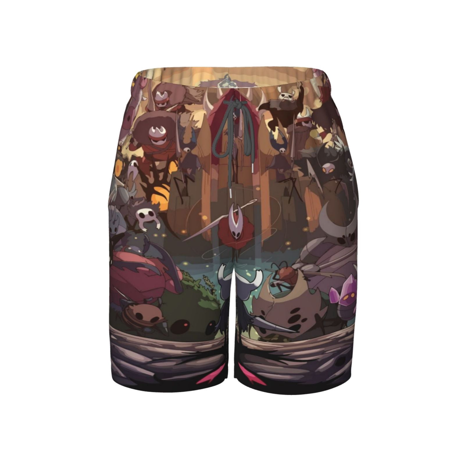 Boys Hollow Knight Swim Trunks With Mesh Liner Kids Cartoon Quick Dry ...
