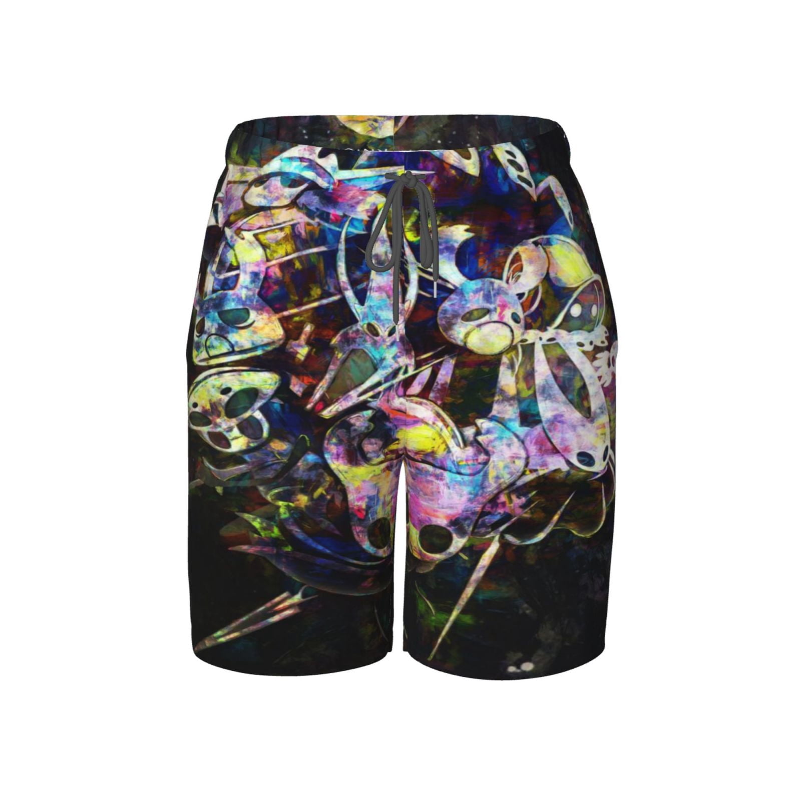 Boys Hollow Knight Swim Trunks With Mesh Liner Kids Cartoon Quick Dry ...