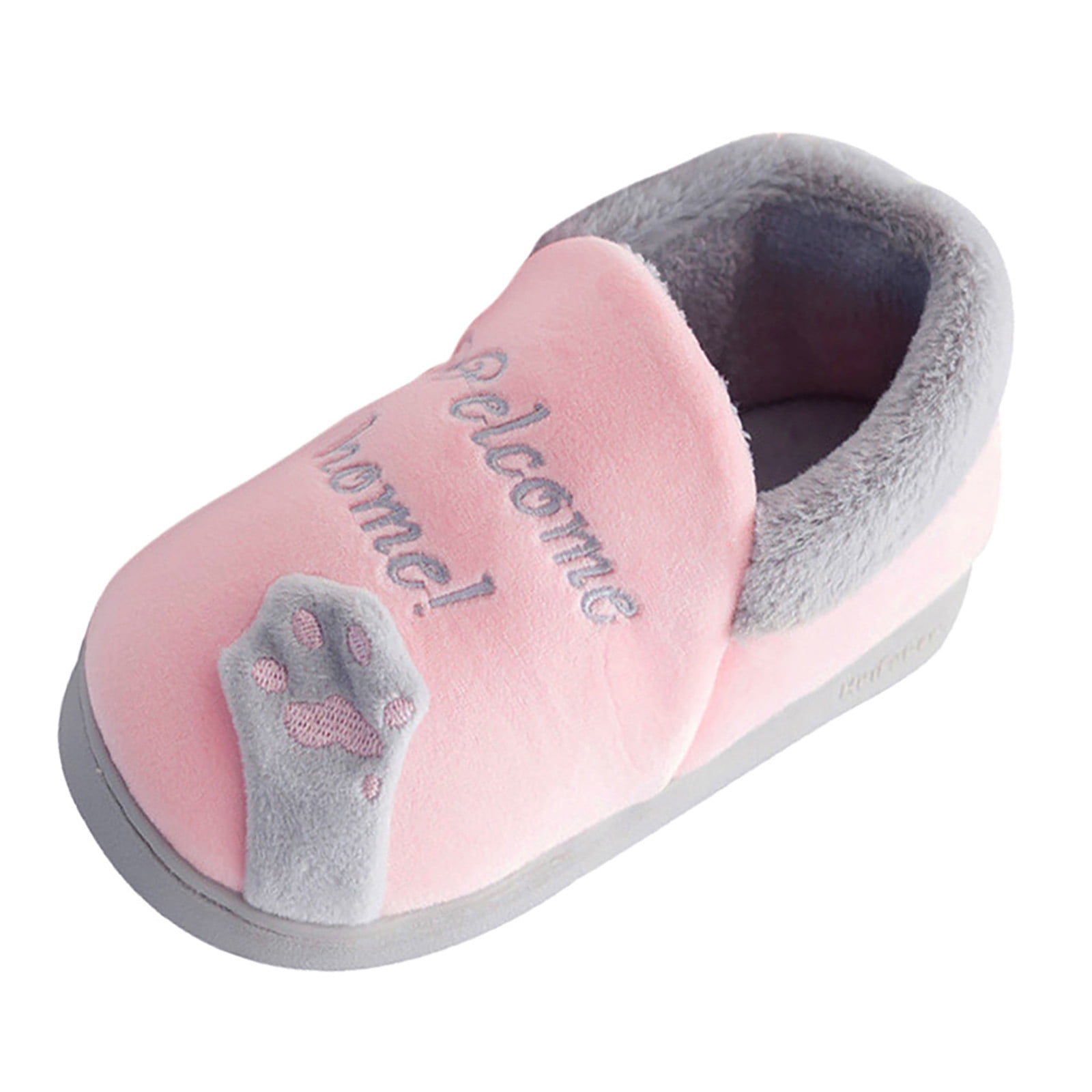 Boys House Shoes Kid Slippers Pantuflas Para Niñas kids, cartoon,Pink ...