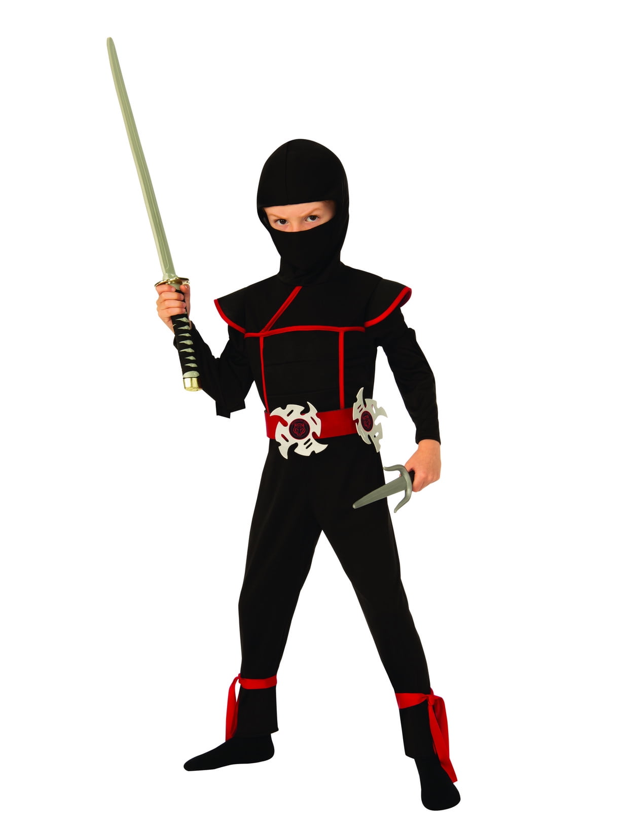 Boys Husky Covert Ninja Costume - Walmart.com