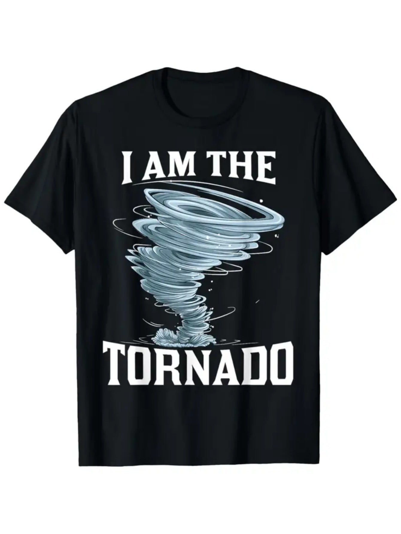 Boys' "I'm the Tornado" Graphic Tee - Soft Cotton Crew Neck Short Sleeve T-Shirt, Fun ...