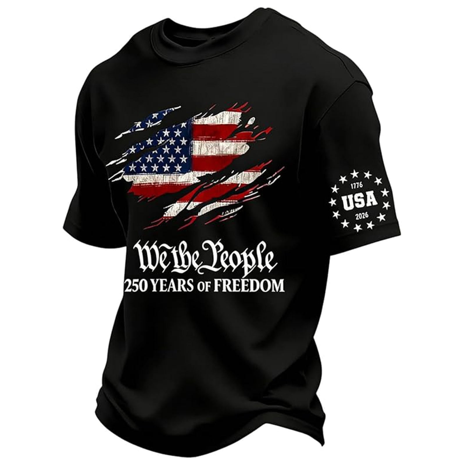 Boys Independence Day Graphic Tee Patriotic Print Design Casual Party ...