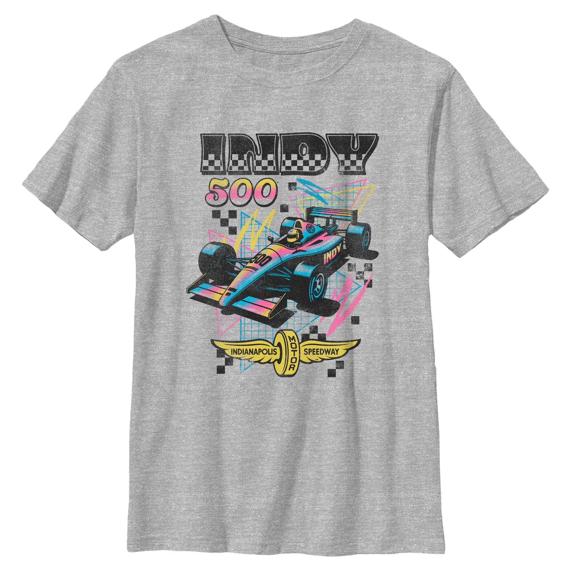 Boys Indy 500 Colorful Racing Car Logo T Shirt - Walmart.com