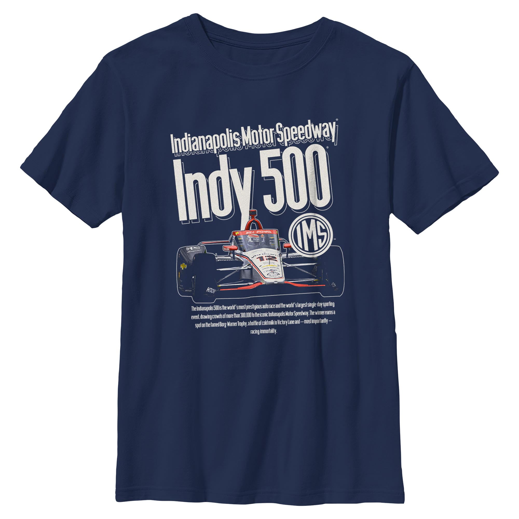 Boys Indy 500 Racing Immortality Quote T Shirt - Walmart.com